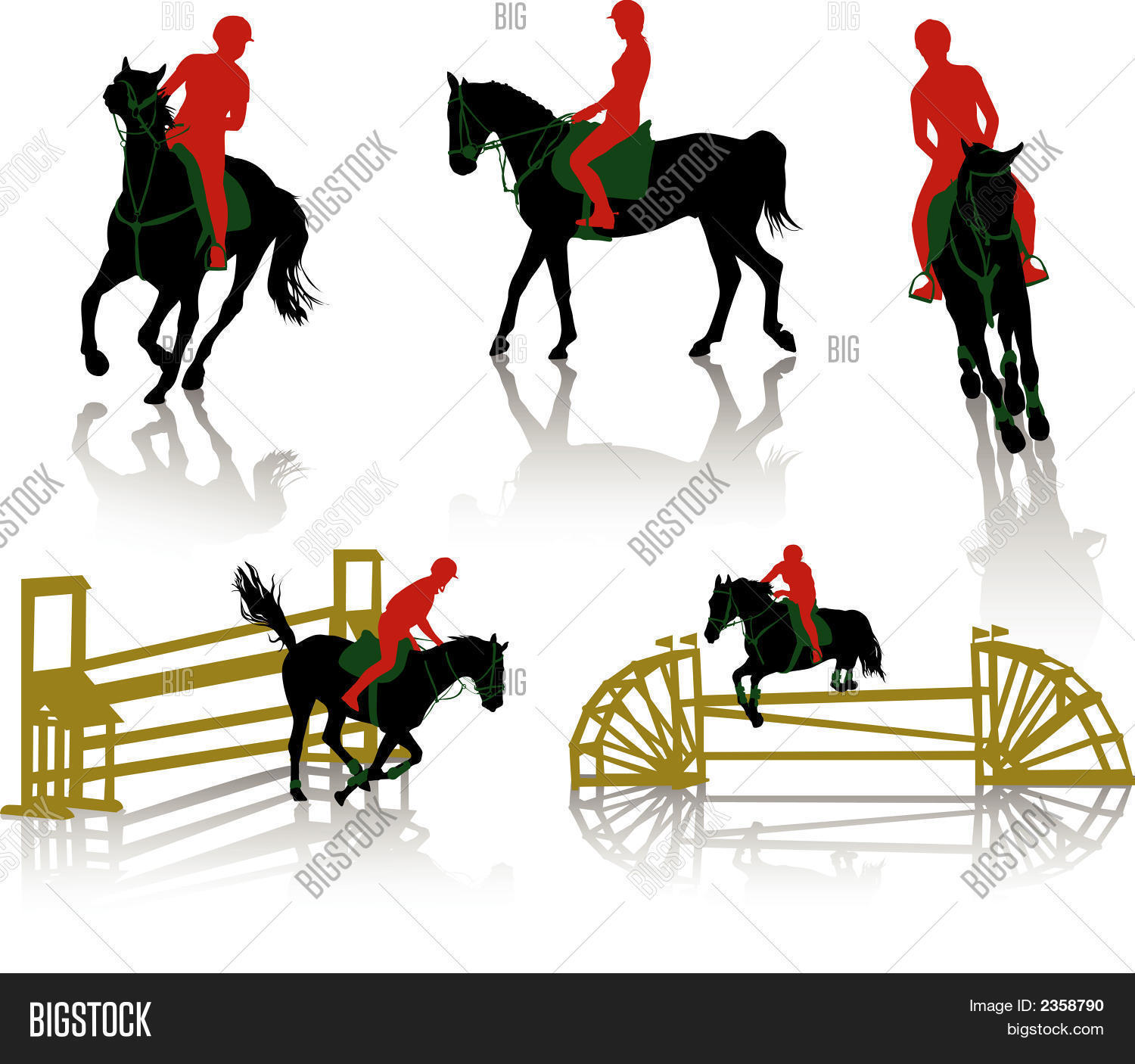 Horses.Eps Vector & Photo (Free Trial) | Bigstock