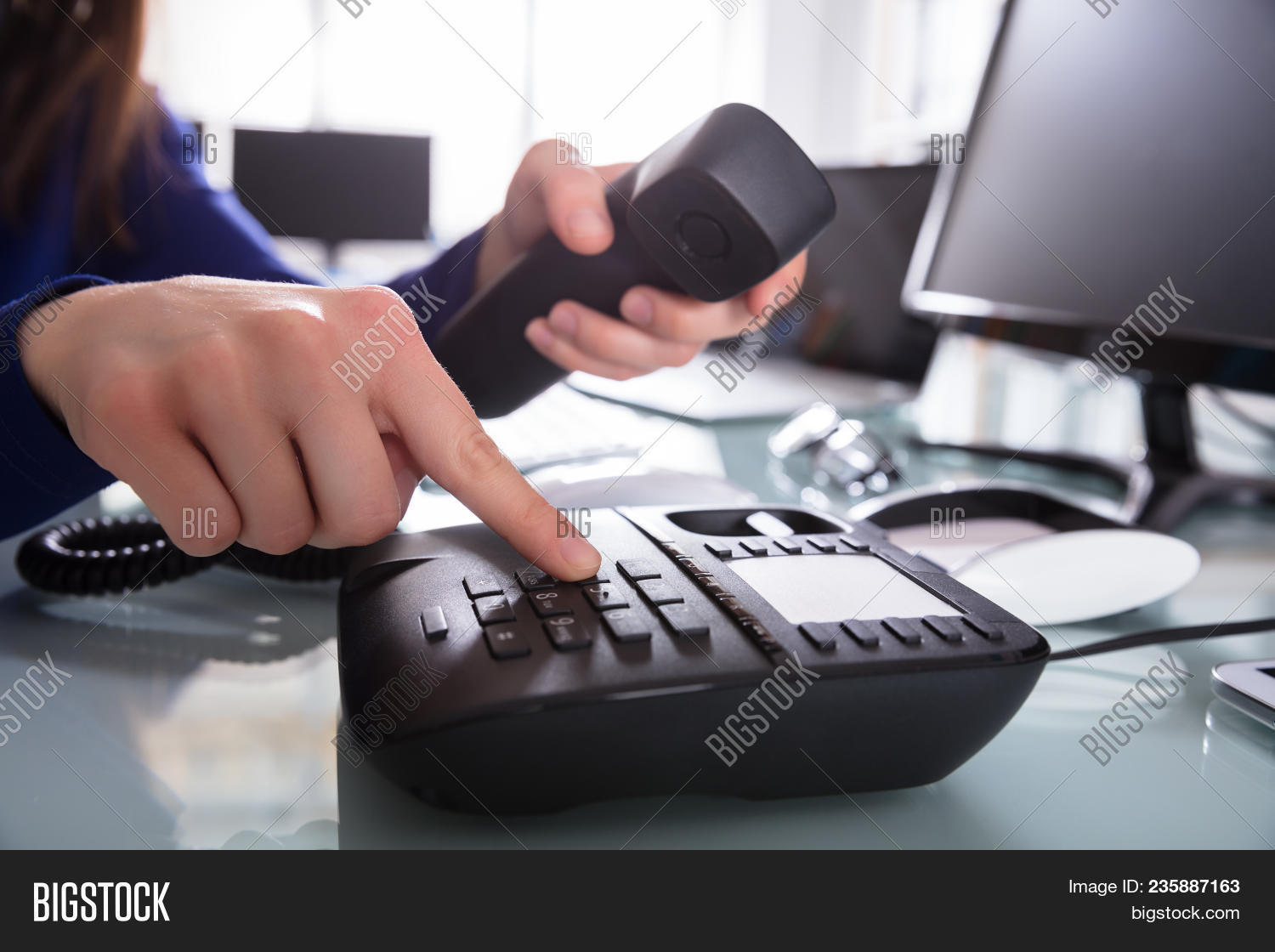 Businessperson Dialing Image & Photo (Free Trial) | Bigstock