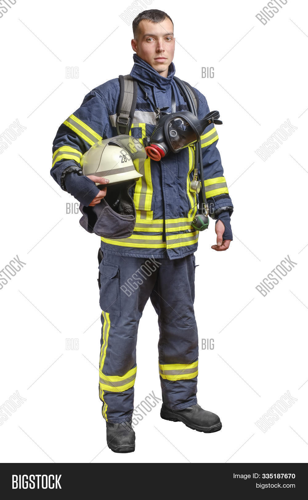 Young Brave Fireman Image & Photo (Free Trial) | Bigstock