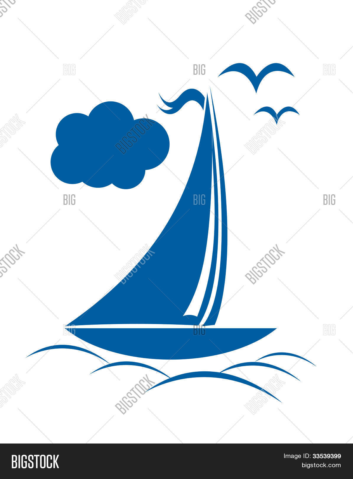 Sailing Ship Ocean Vector & Photo (Free Trial) | Bigstock