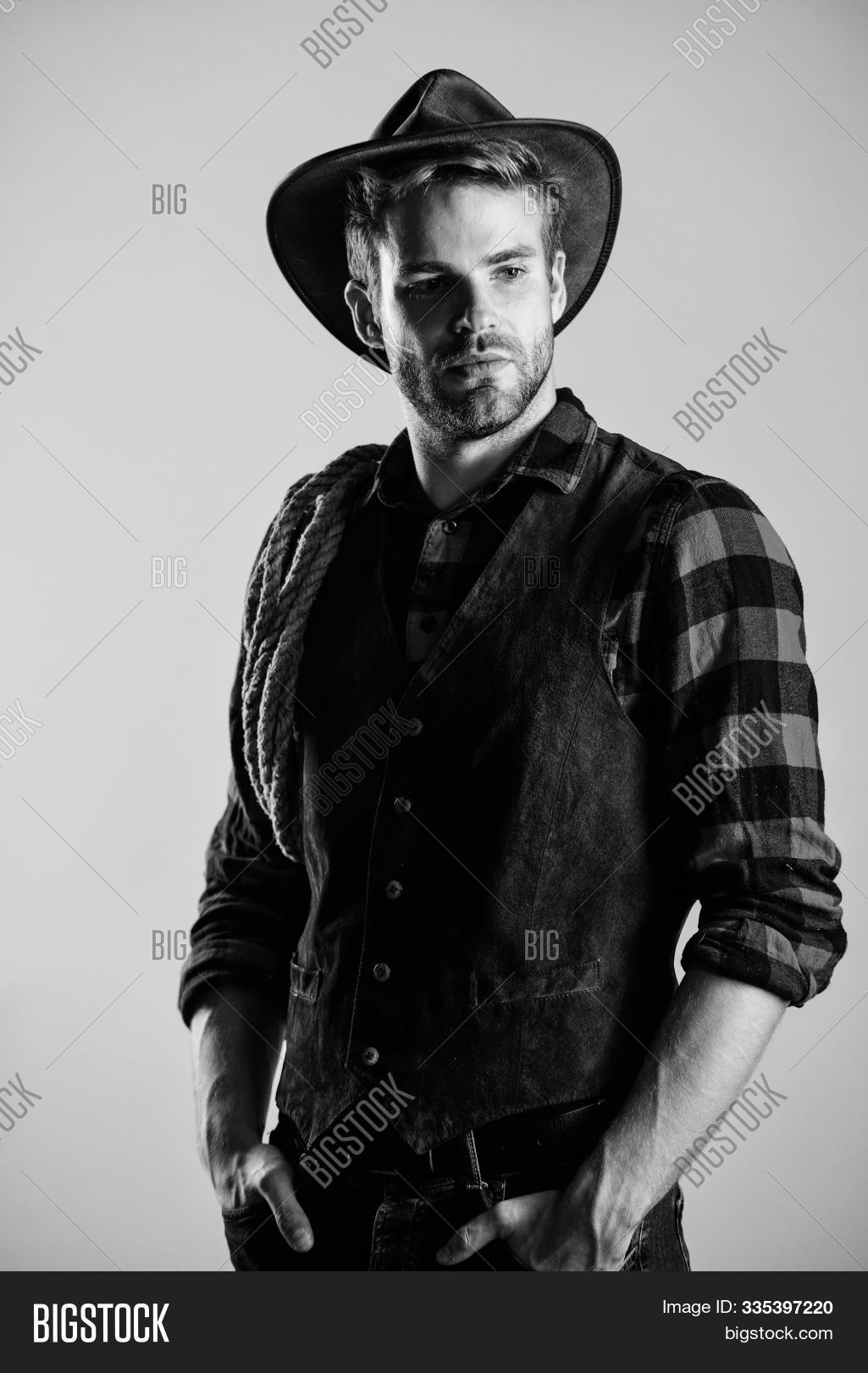 Unshaven Guy Cowboy Image & Photo (Free Trial) | Bigstock