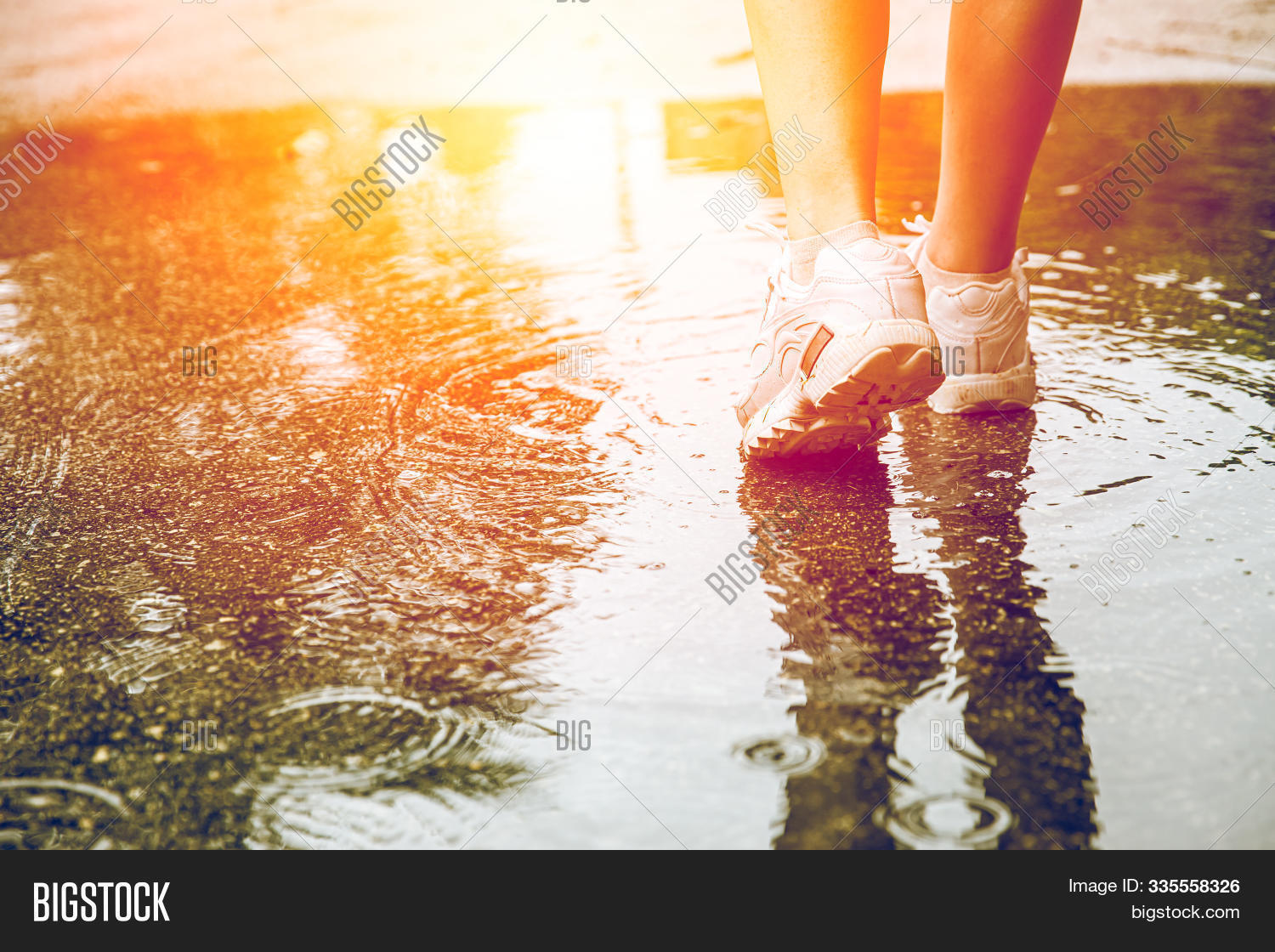 Closeup Feet Walking Image & Photo (Free Trial) | Bigstock