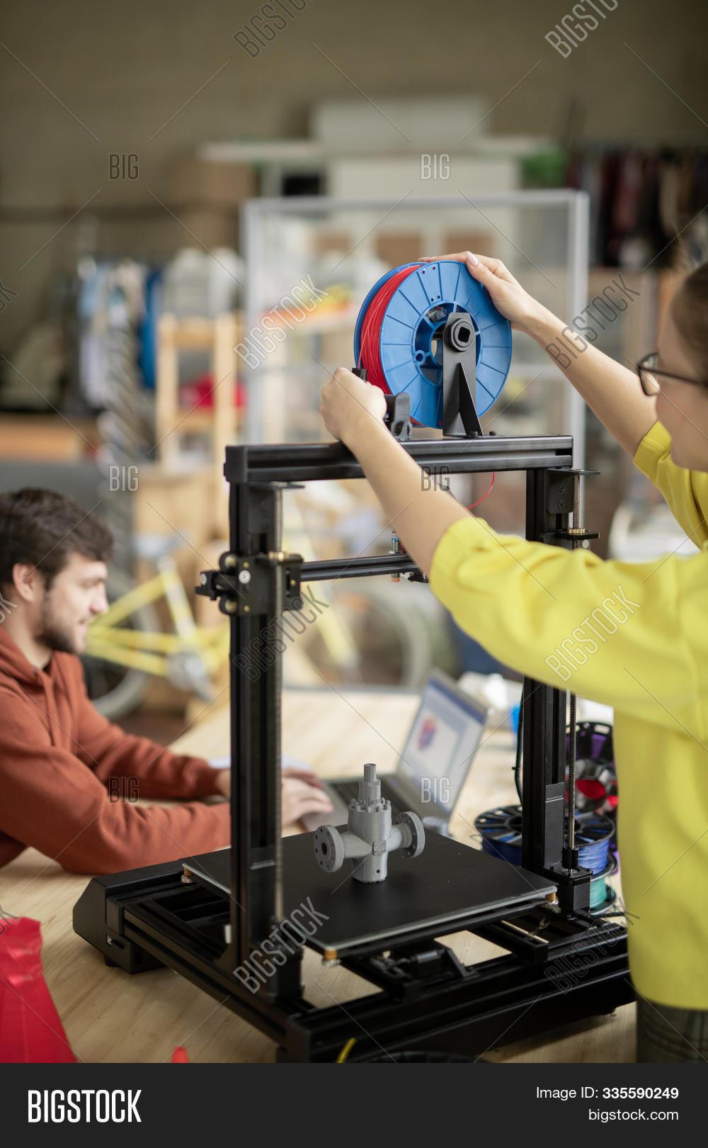 Young Woman Putting Image & Photo (Free Trial) | Bigstock