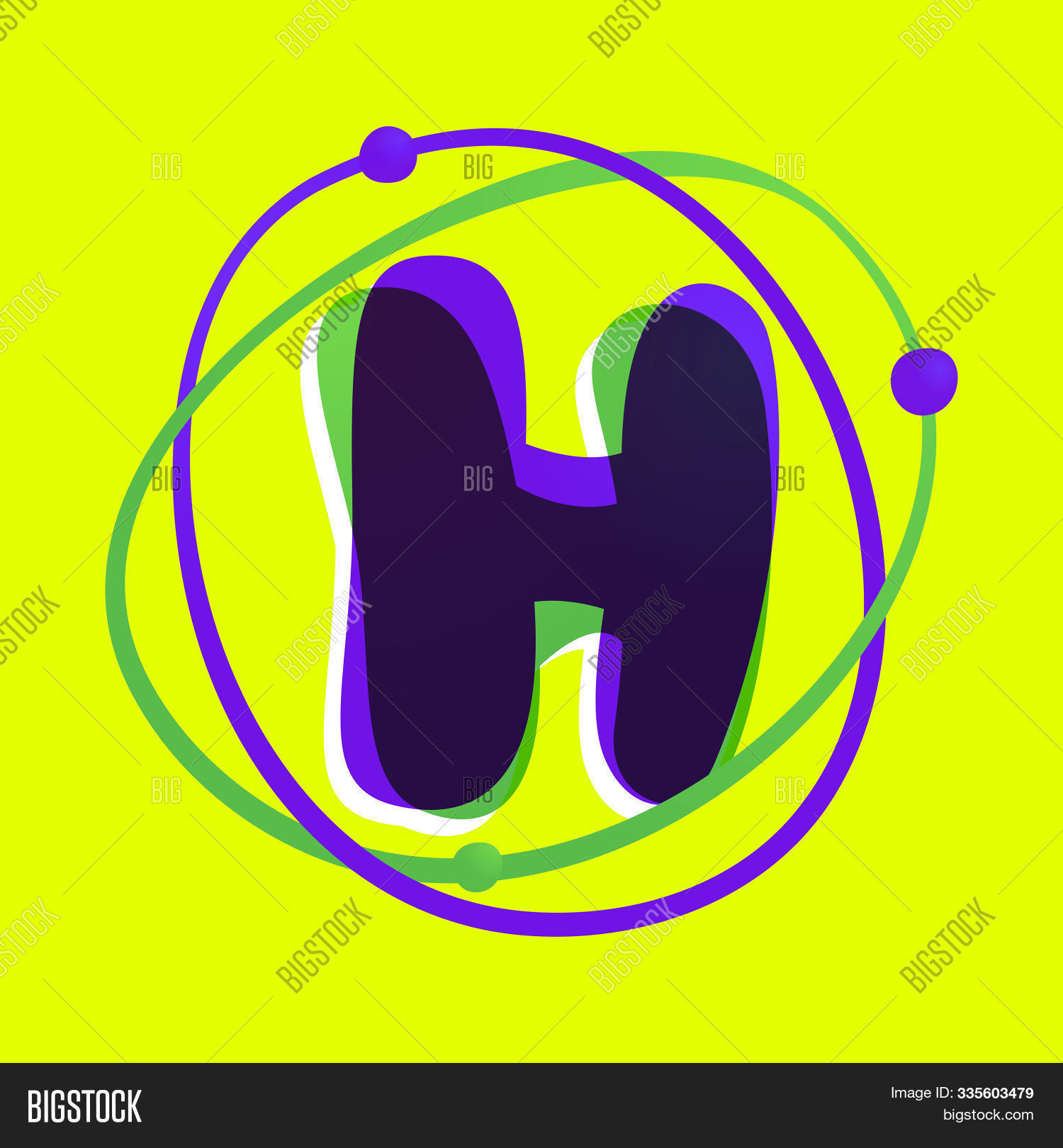 Science Letter H Vector & Photo (Free Trial) | Bigstock