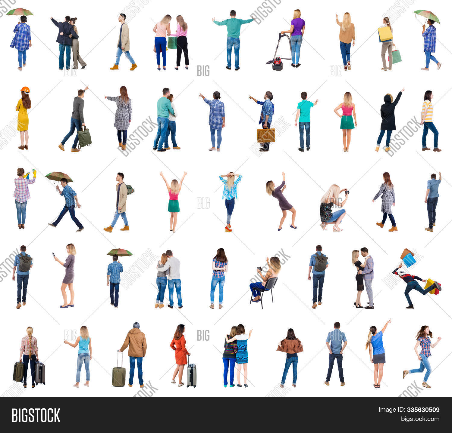 Collection " Back View Image & Photo (Free Trial) | Bigstock