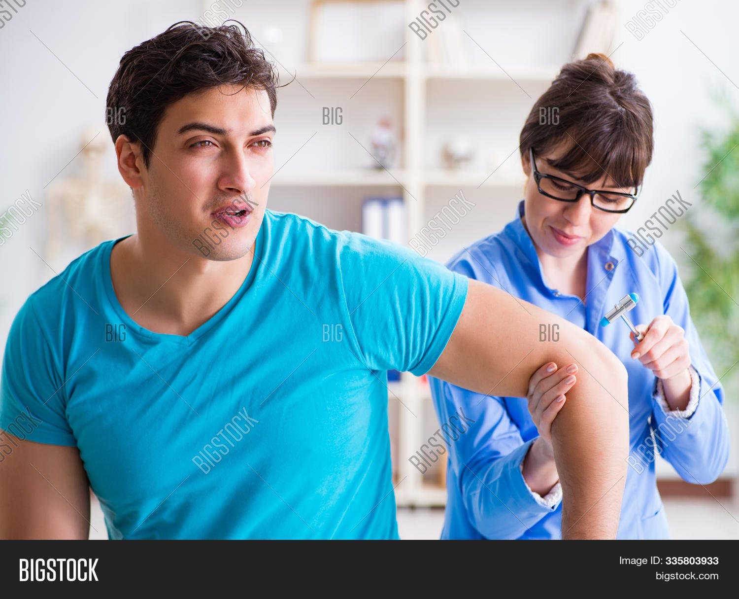 Doctor Checking Nerve Image & Photo (Free Trial) | Bigstock