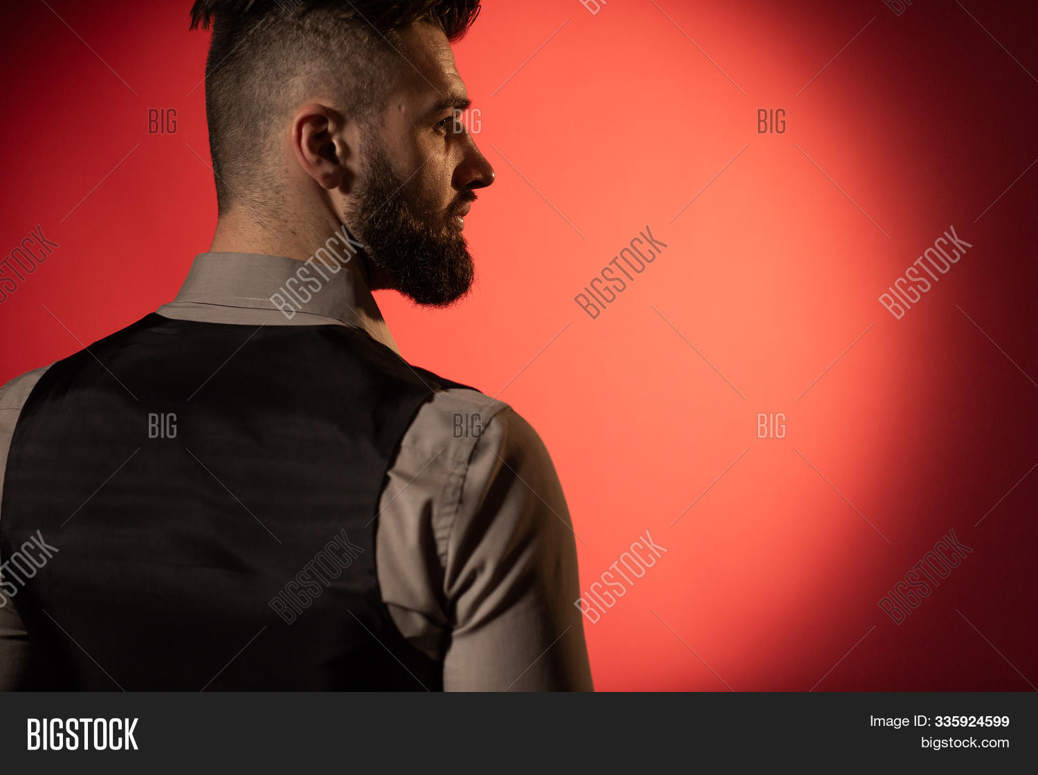 Profile Young Serious Image & Photo (Free Trial) | Bigstock
