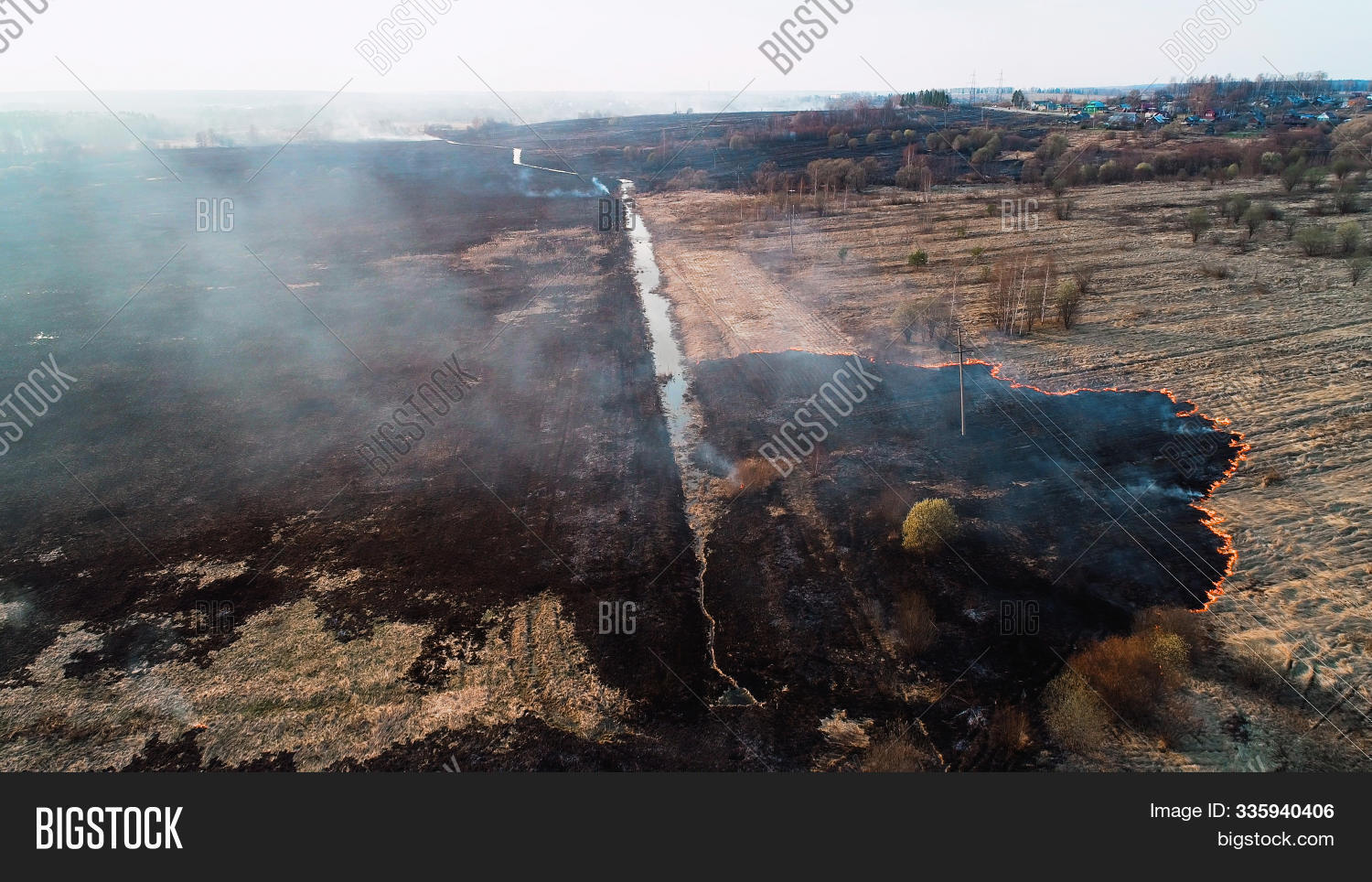 Strong Fire Empty Image & Photo (Free Trial) | Bigstock