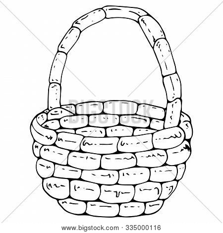 empty basket drawing