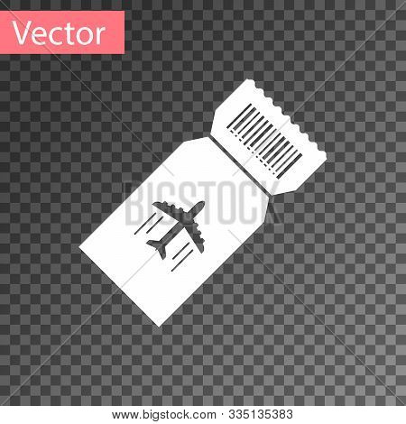 White Airline Ticket Vector & Photo (Free Trial) | Bigstock