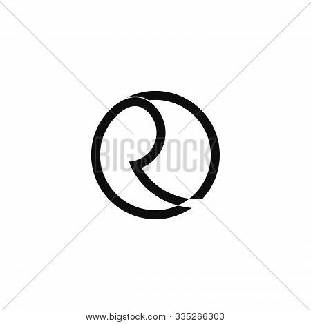 Letter R Circle Vector & Photo (Free Trial) | Bigstock