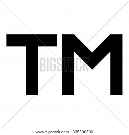 Tm Letter Trademark Vector & Photo (Free Trial) | Bigstock