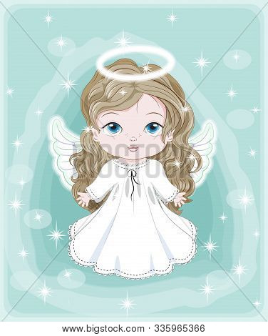 Little Baby Angel Drawing