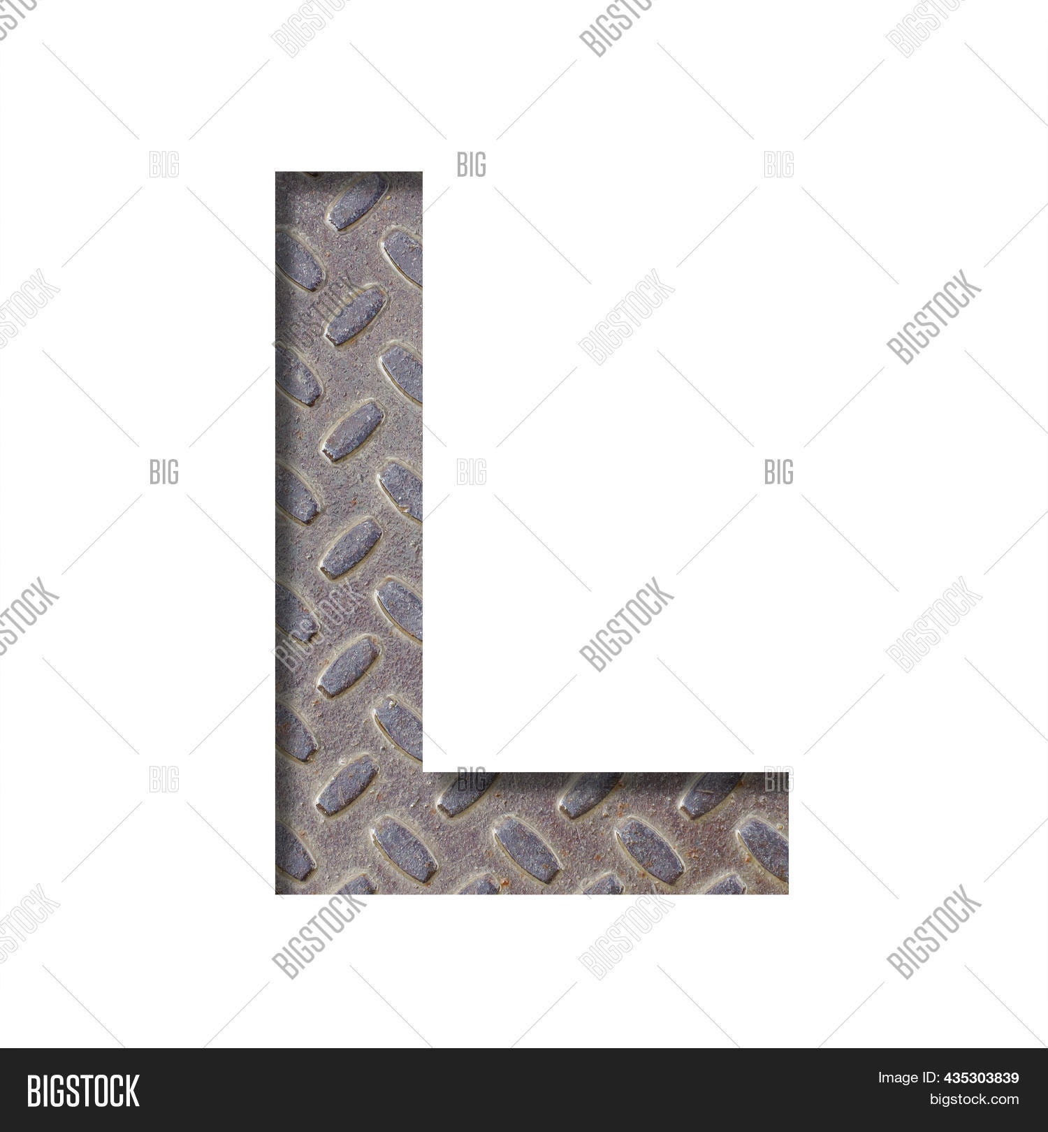 Letter L Cut White Image & Photo (Free Trial) | Bigstock