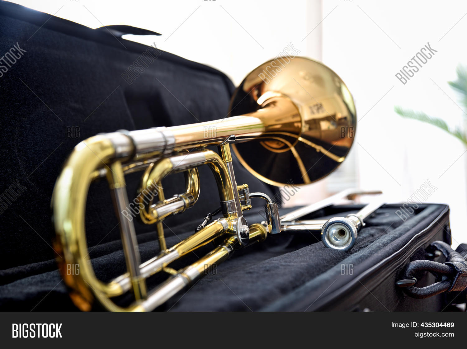 Trombone Detail Image & Photo (Free Trial) | Bigstock