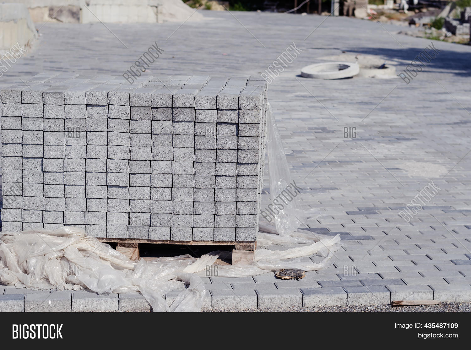 Pallet Cement Paving Image & Photo (Free Trial) | Bigstock