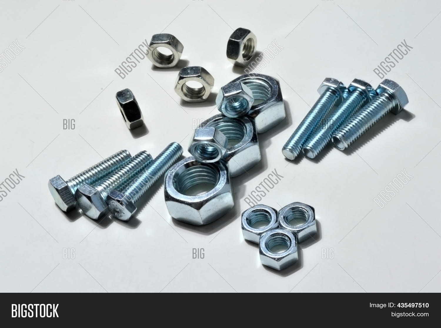 Big Small Screw-nut. Image & Photo (Free Trial) | Bigstock