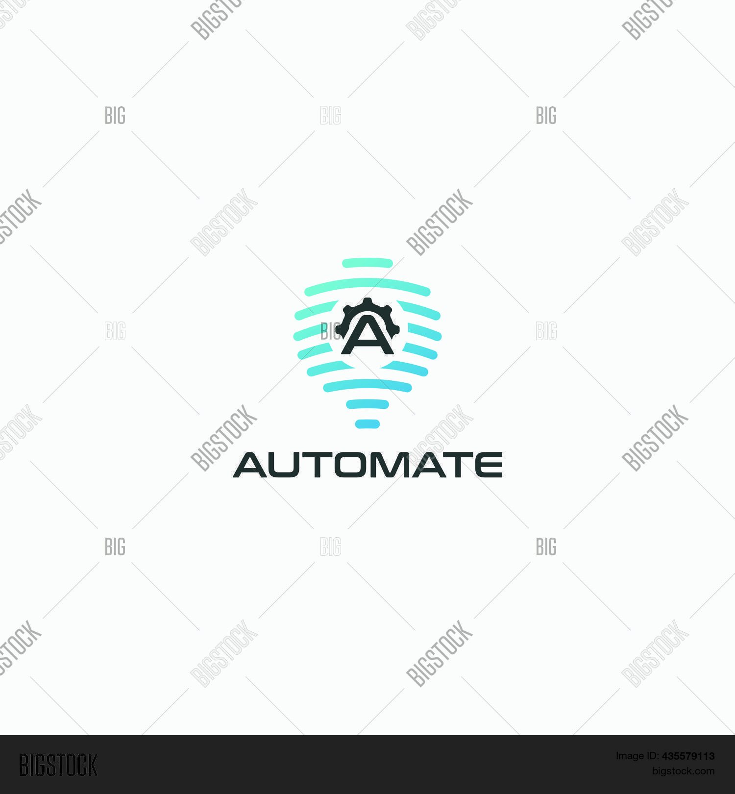 Bulb Automate Logo Vector & Photo (Free Trial) | Bigstock