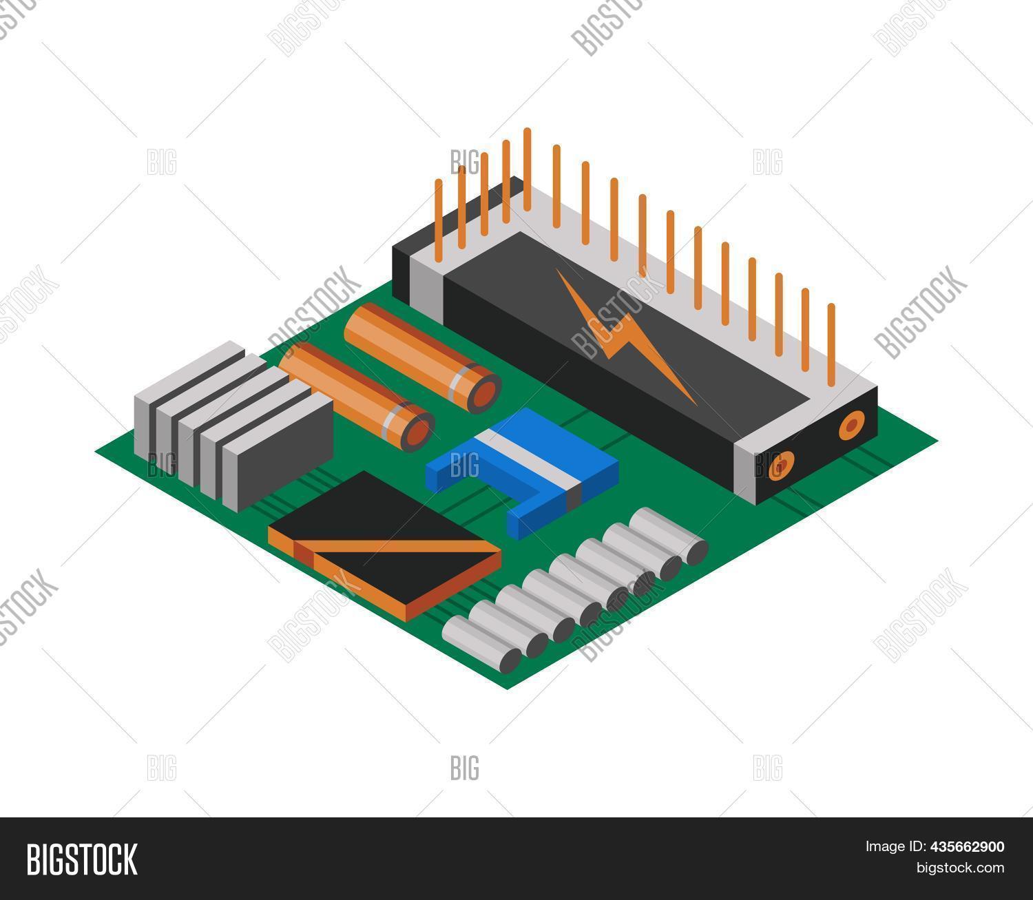 Isometric Circuit Image & Photo (Free Trial) | Bigstock