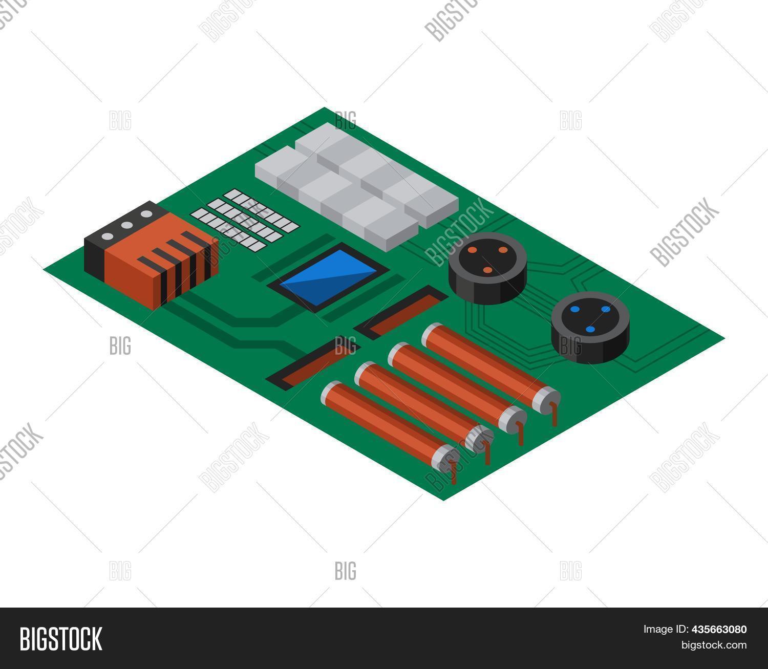 Isometric Circuit Image & Photo (Free Trial) | Bigstock