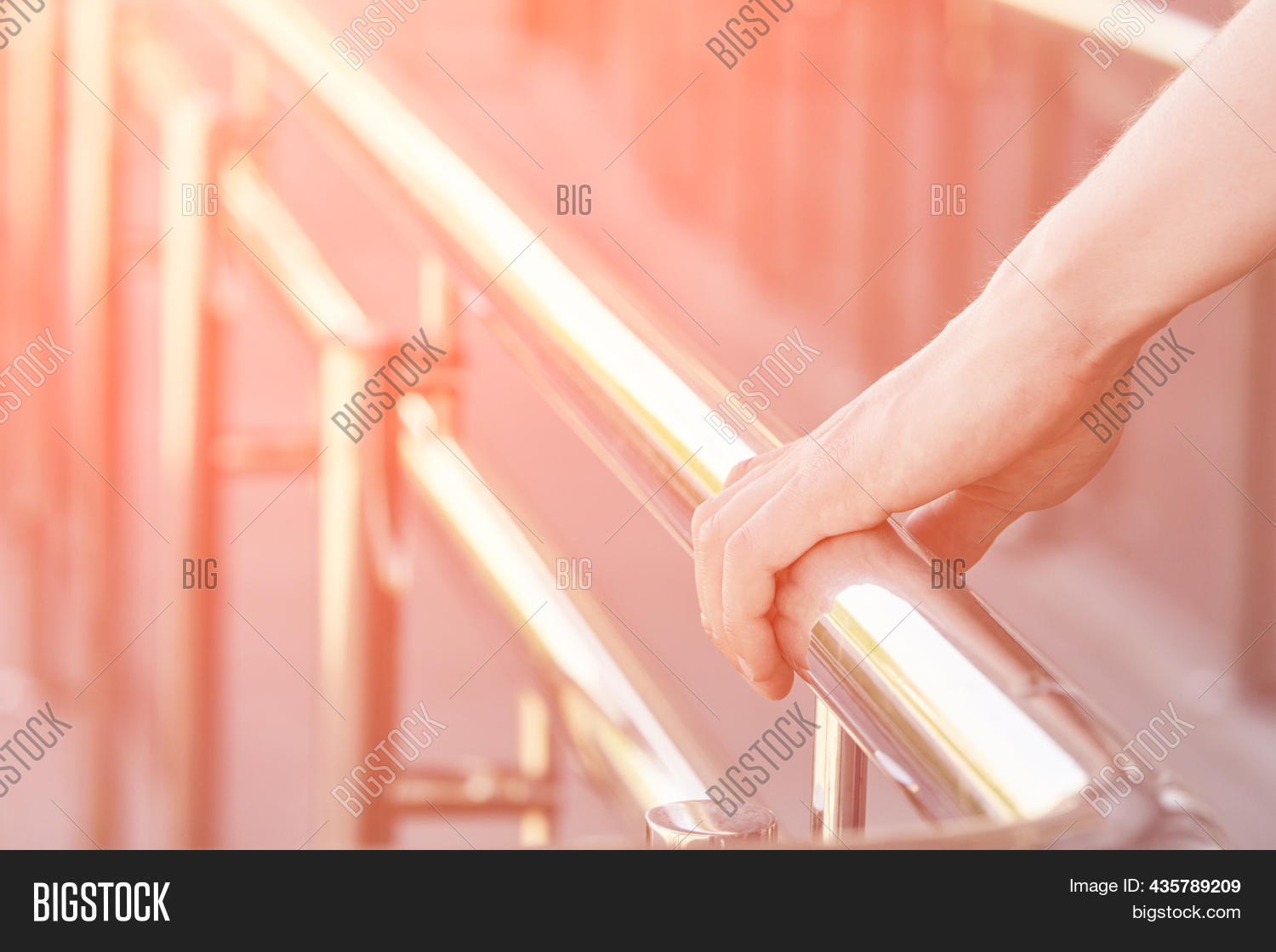 Hand Using Handrail Image & Photo (Free Trial) | Bigstock