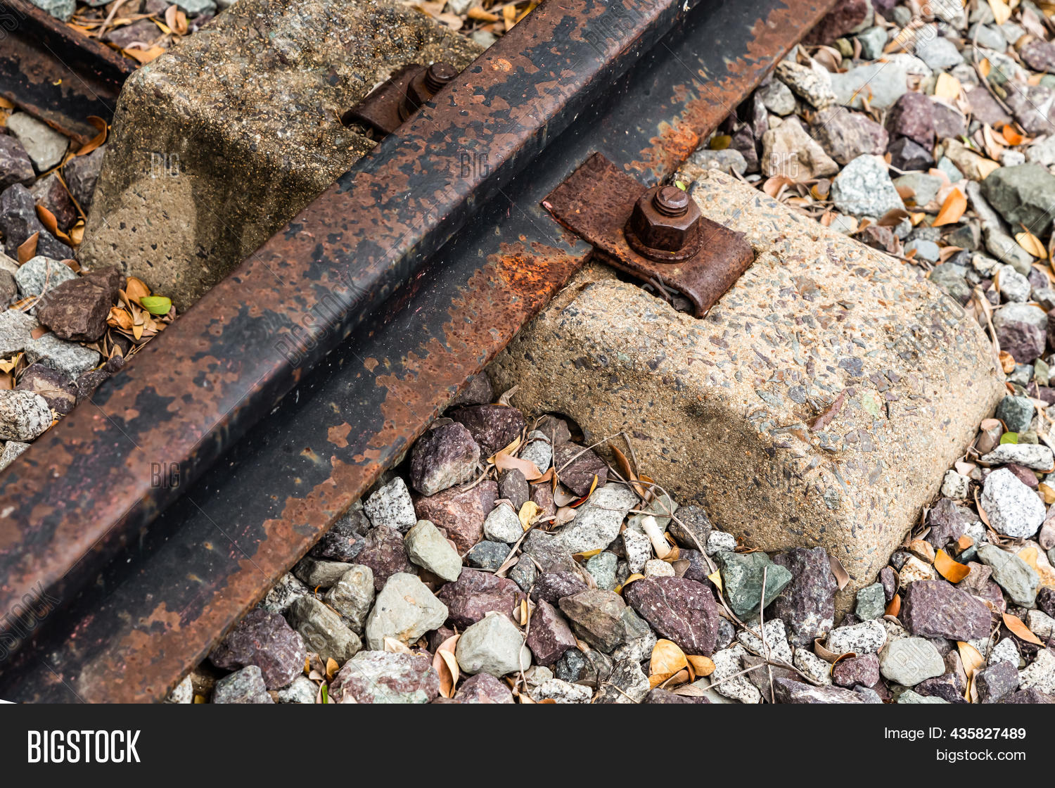 Old Rusty Rail Bolted Image & Photo (Free Trial) | Bigstock