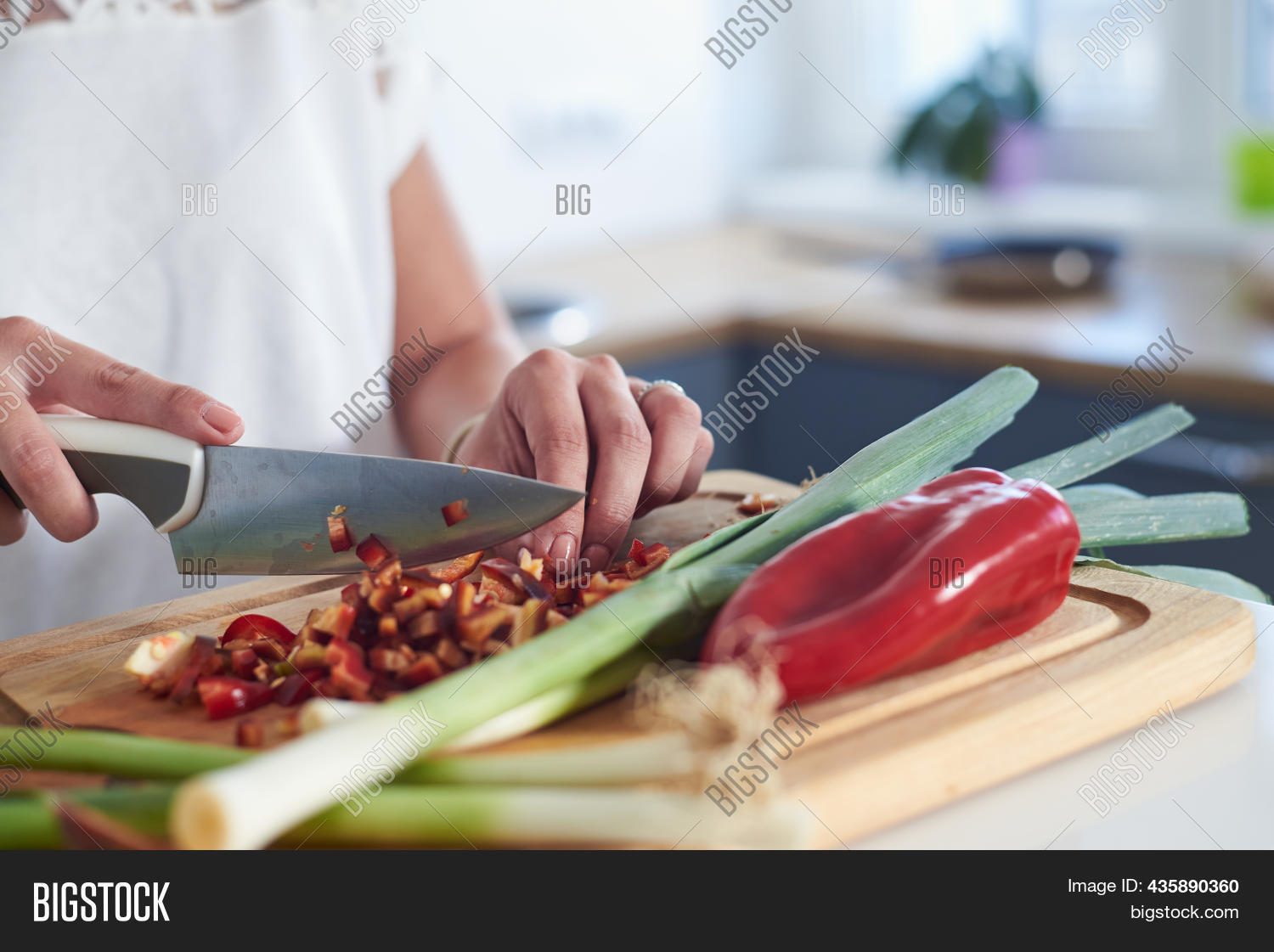 Woman Cooking Food Image & Photo (Free Trial) | Bigstock