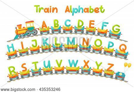 Train Alphabet Kid Vector & Photo (Free Trial) | Bigstock