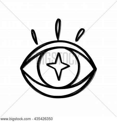Doodle Eyes Hand Vector & Photo (Free Trial) | Bigstock