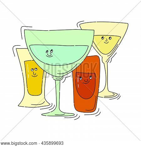 Tequila Vermouth Rum Vector & Photo (Free Trial) | Bigstock