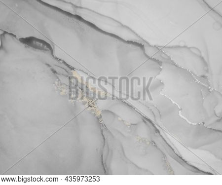 Alcohol Ink. Grey Image & Photo (Free Trial) | Bigstock
