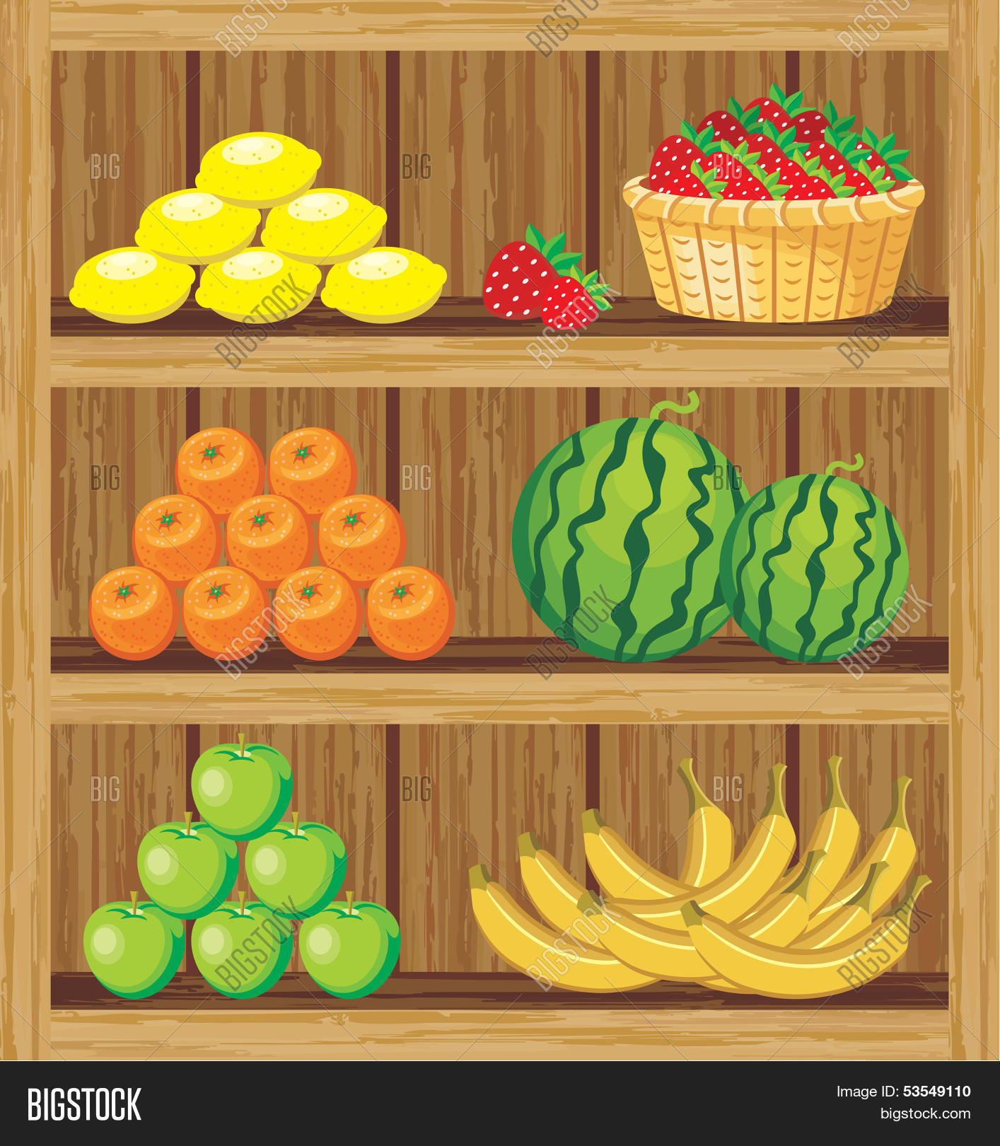 Supermarket Shelves Vector & Photo (Free Trial) | Bigstock