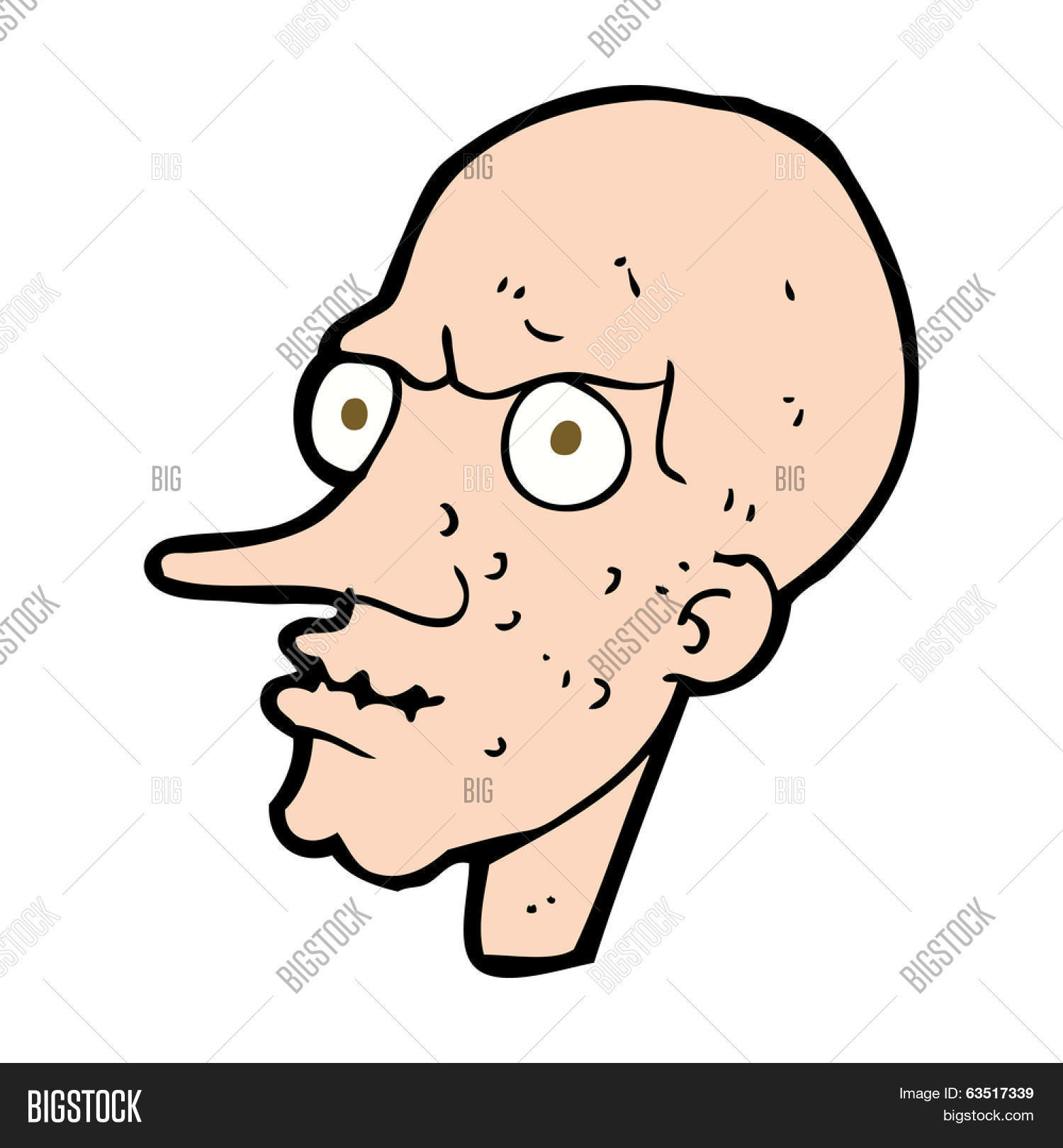 Cartoon Evil Old Man Vector & Photo (Free Trial) | Bigstock