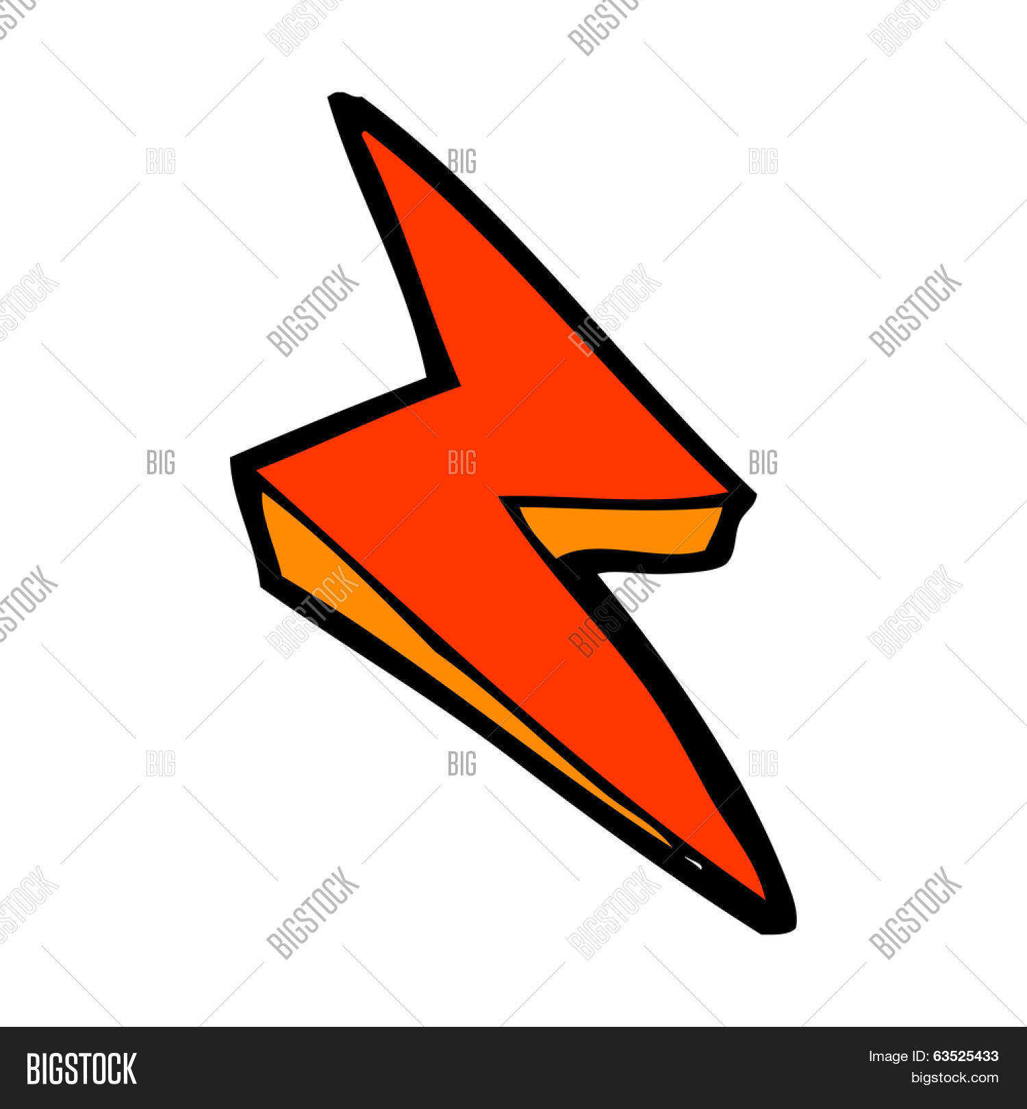 Cartoon Lightning Vector & Photo (Free Trial) | Bigstock