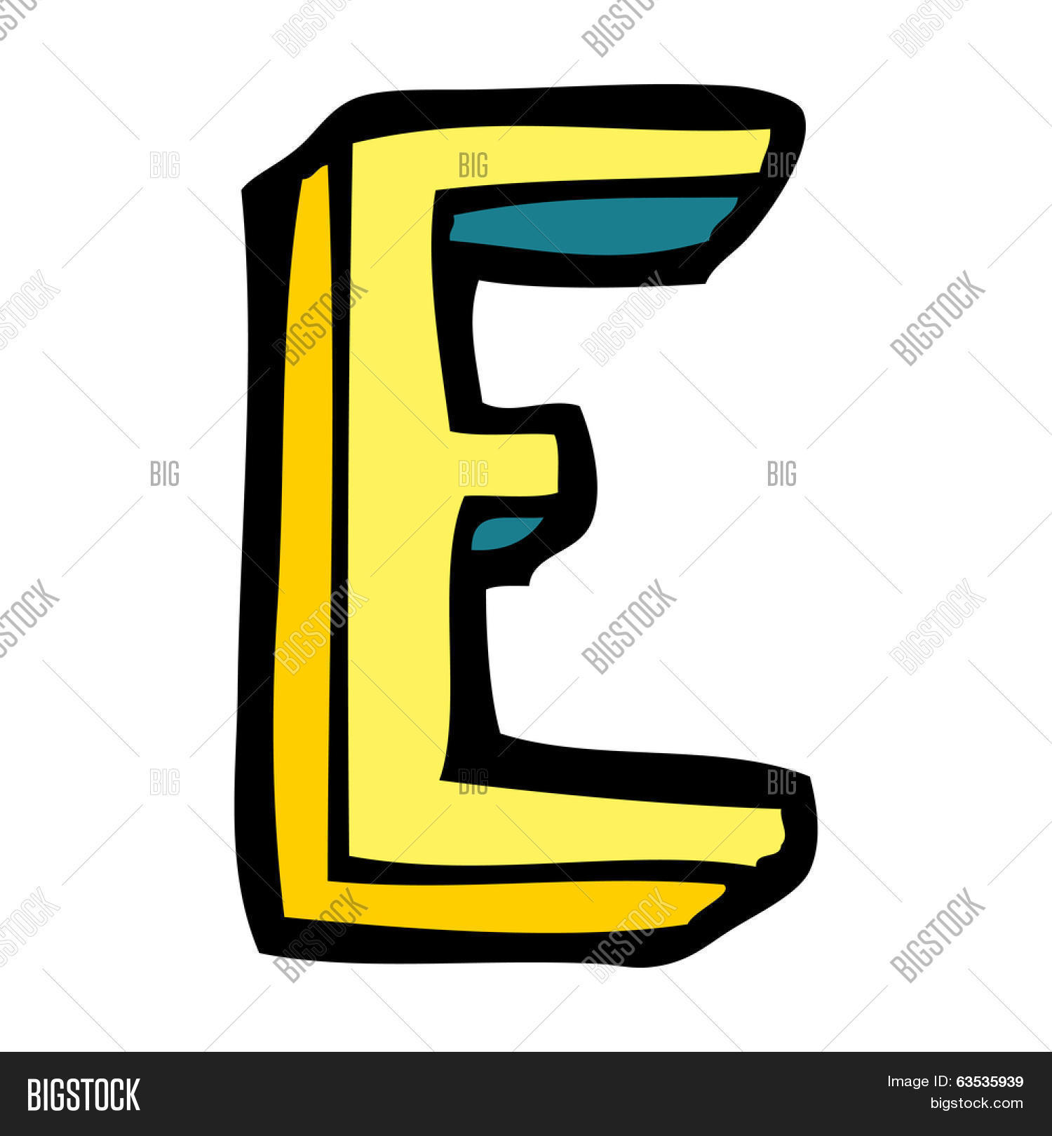 Cartoon Letter Vector & Photo (Free Trial) | Bigstock