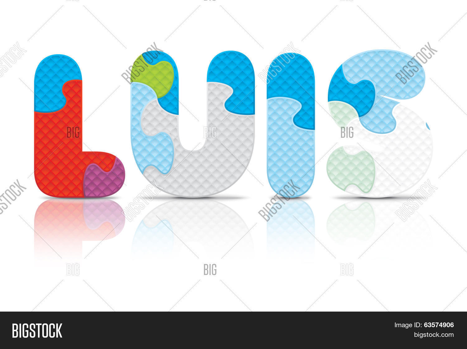 LUIS Written Alphabet Vector & Photo (Free Trial) | Bigstock