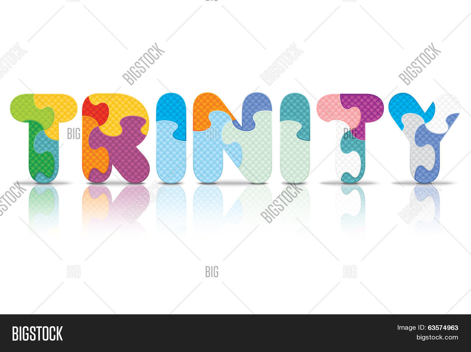 TRINITY Written Vector & Photo (Free Trial) | Bigstock