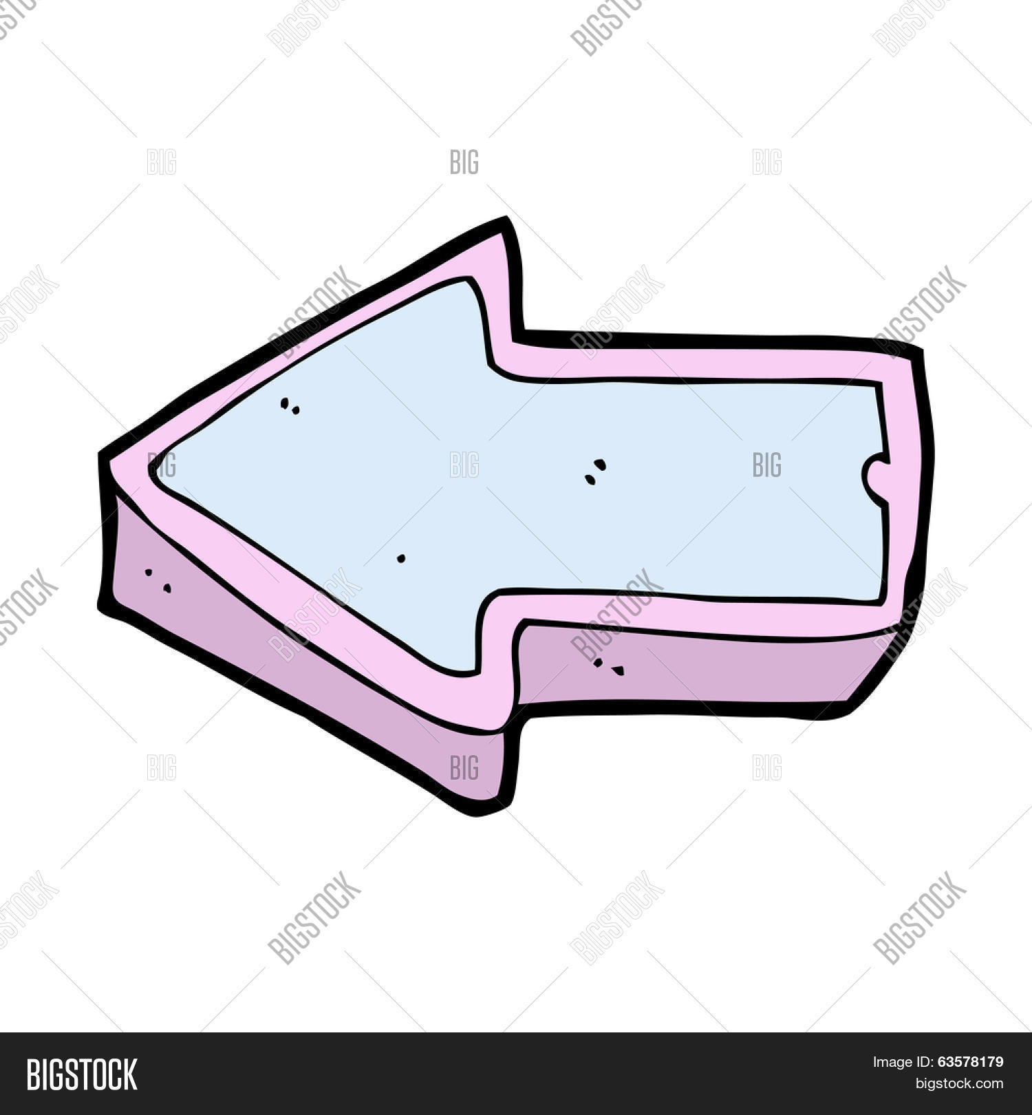 Cartoon Arrow Symbol Vector & Photo (Free Trial) | Bigstock