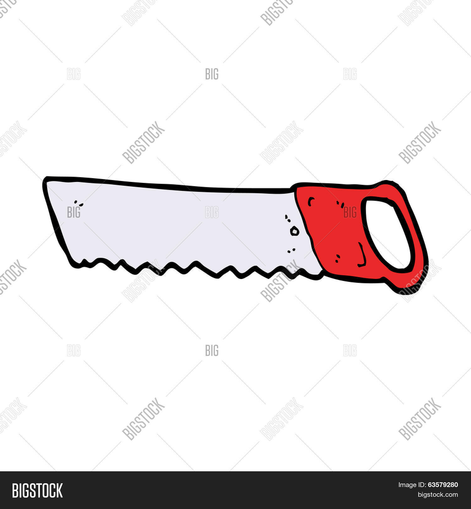 Cartoon Saw Vector & Photo (Free Trial) | Bigstock