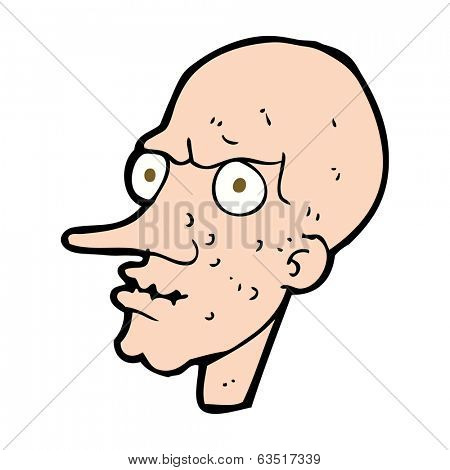 Cartoon Evil Old Man Vector & Photo (Free Trial) | Bigstock