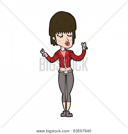 Cartoon Cool Girl Vector & Photo (Free Trial) | Bigstock