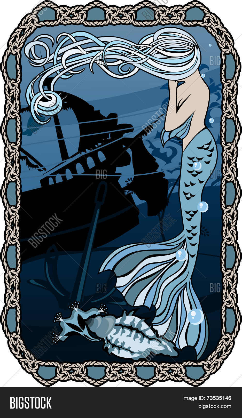 Mermaid Crying Vector & Photo (Free Trial) | Bigstock