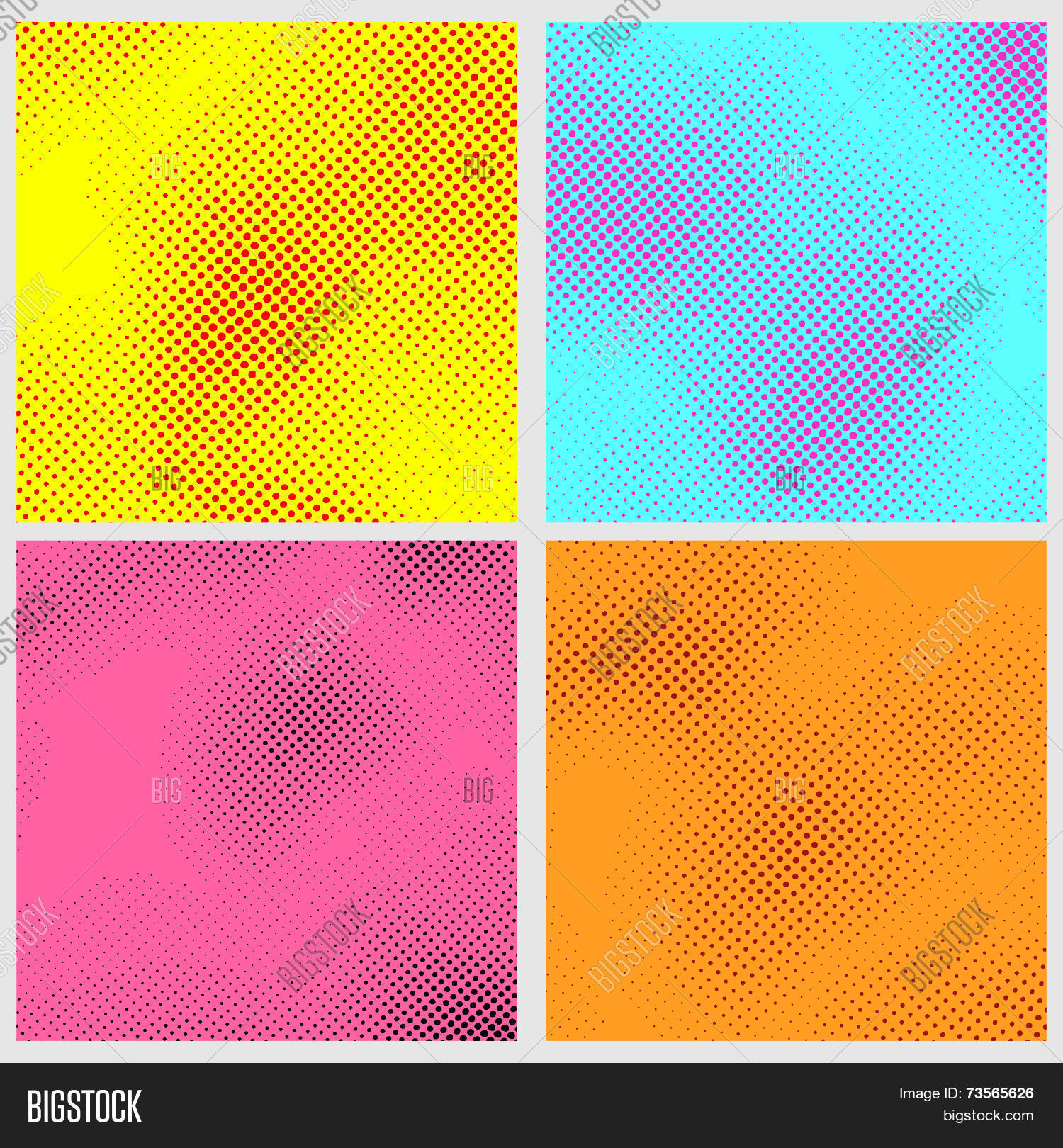 Pop-art Style Dotted Vector & Photo (Free Trial) | Bigstock