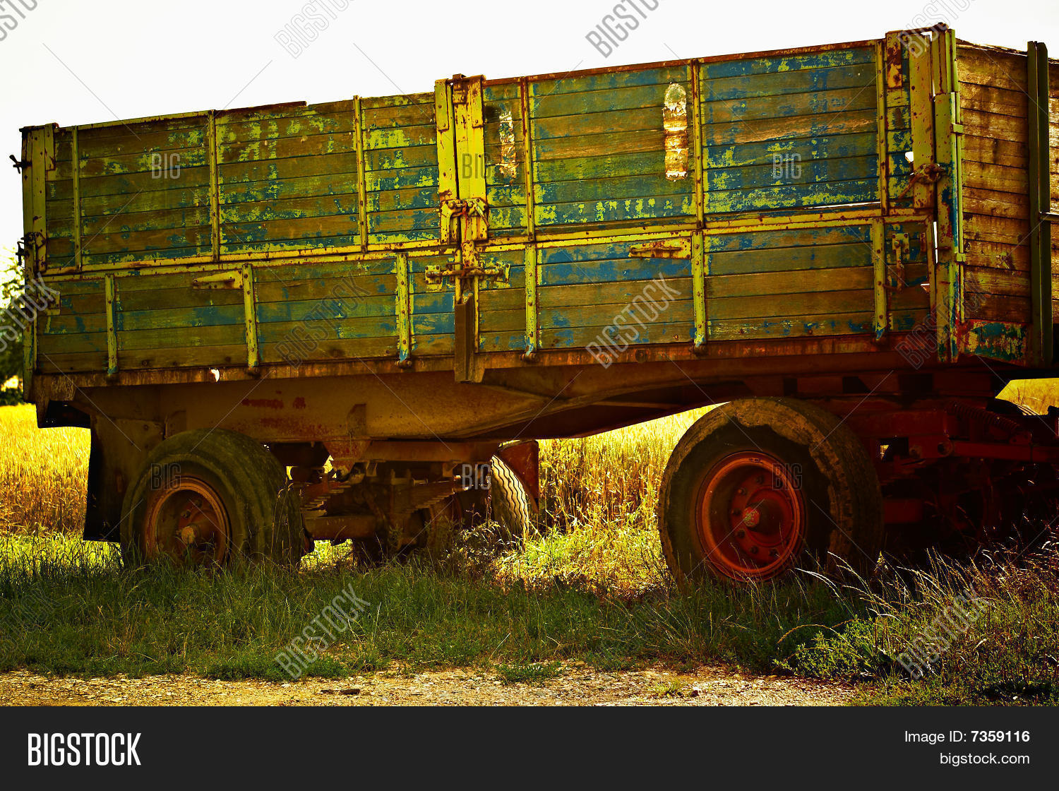 Old Wooden Trailer Image & Photo (Free Trial) | Bigstock