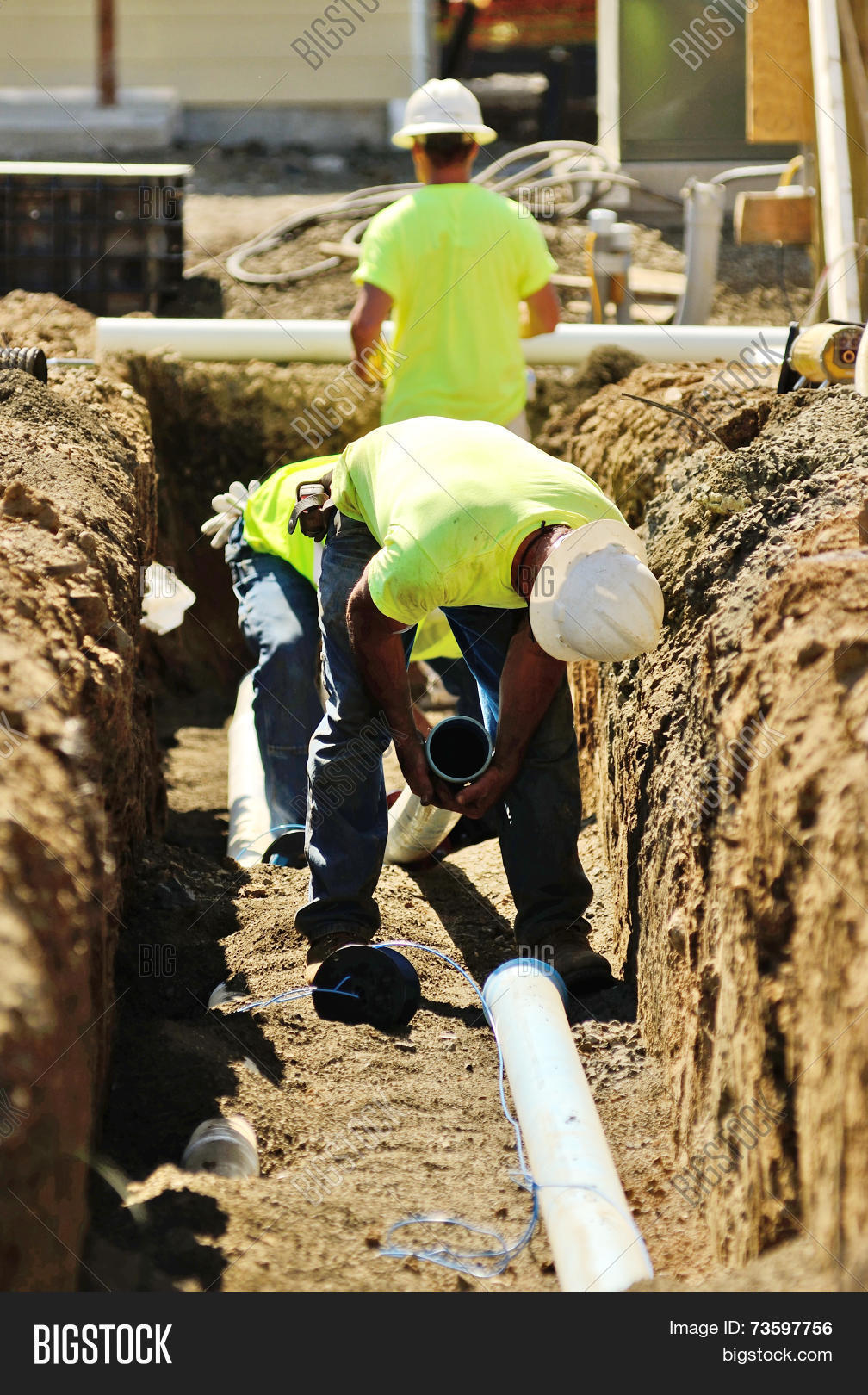 Trench Work Image & Photo (Free Trial) | Bigstock