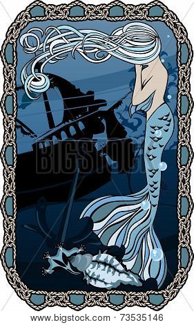 Mermaid Crying Vector & Photo (Free Trial) | Bigstock