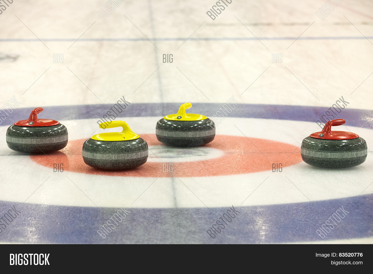 Group Curling Rocks On Image & Photo (Free Trial) | Bigstock
