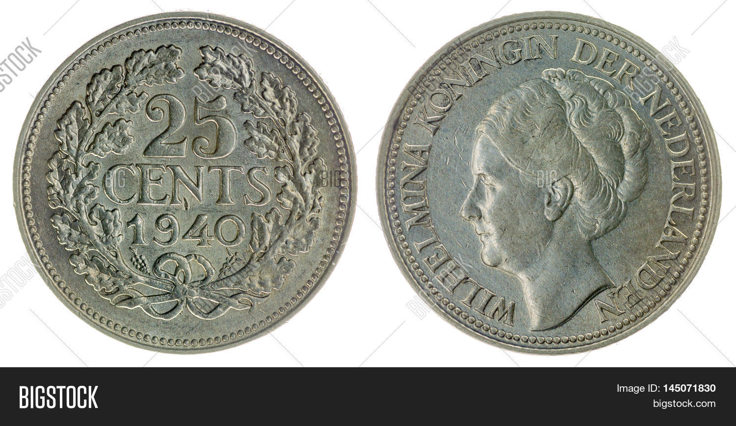 25 Cents 1940 Coin Image & Photo (Free Trial) | Bigstock