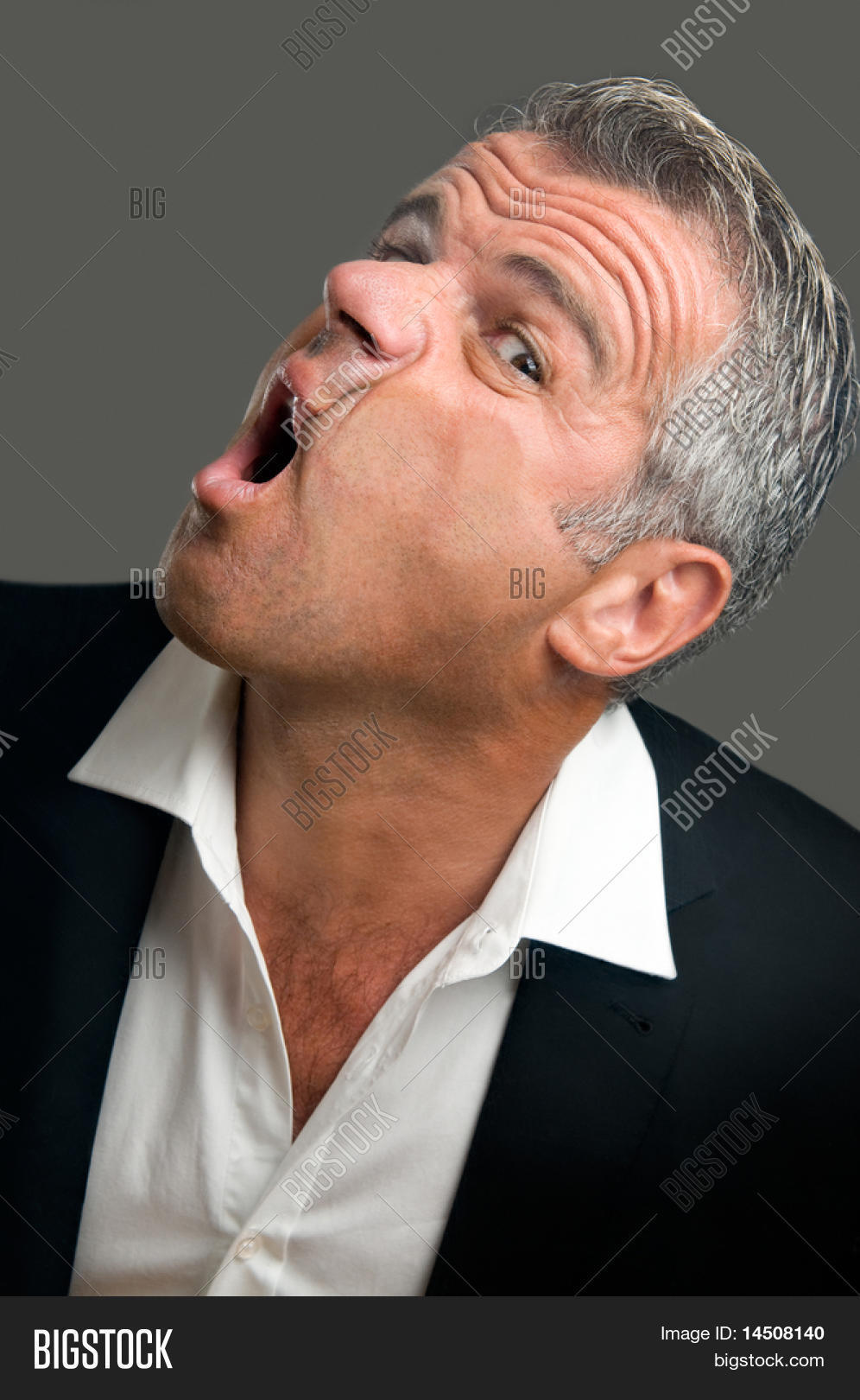 Mature Man Splattered Image & Photo (Free Trial) | Bigstock