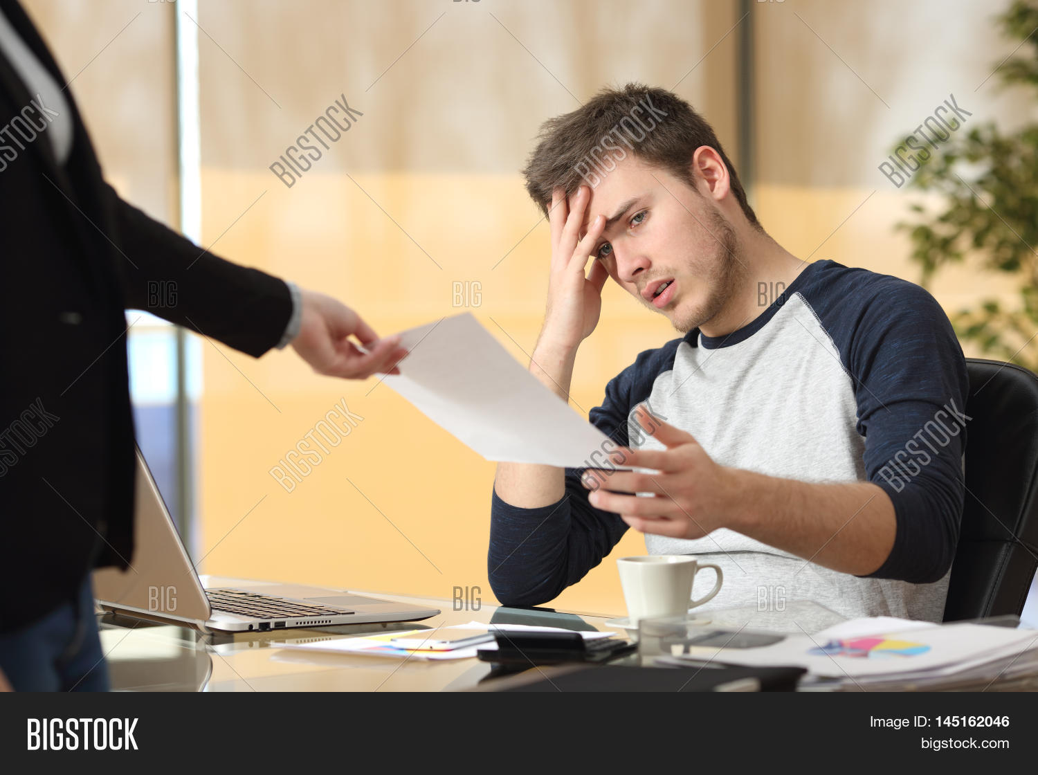 Worried Intern Image & Photo (Free Trial) | Bigstock